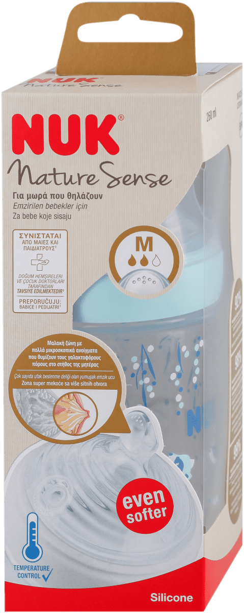 NUK Nature Sense plastična flašica, veličina M, 1 kom uvek povoljna online kupovina | dm.rs