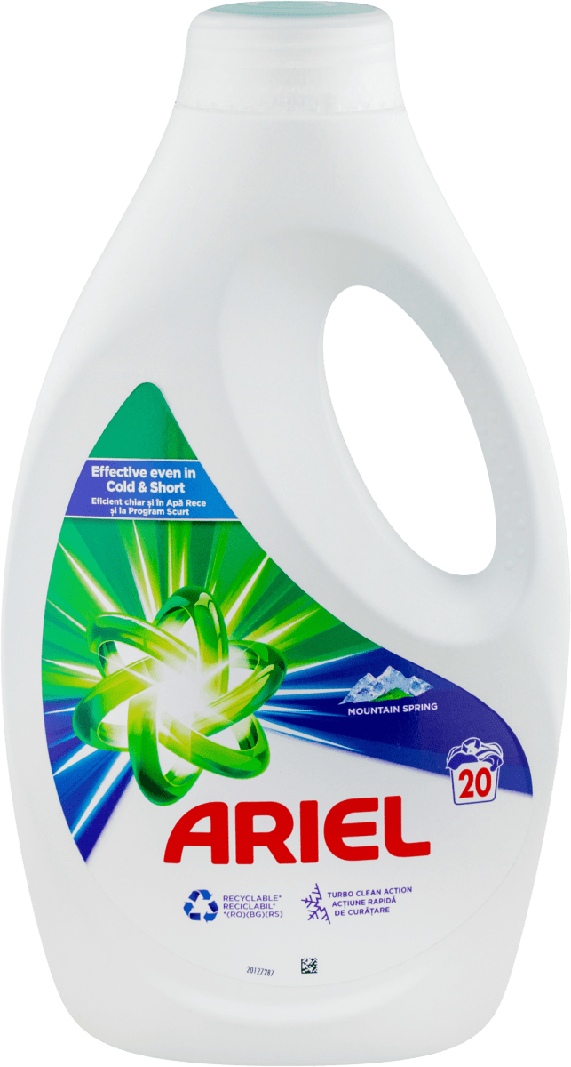 ARIEL MOUNTAIN SPRING tečni detergent za pranje veša, 1 l uvek povoljna ...