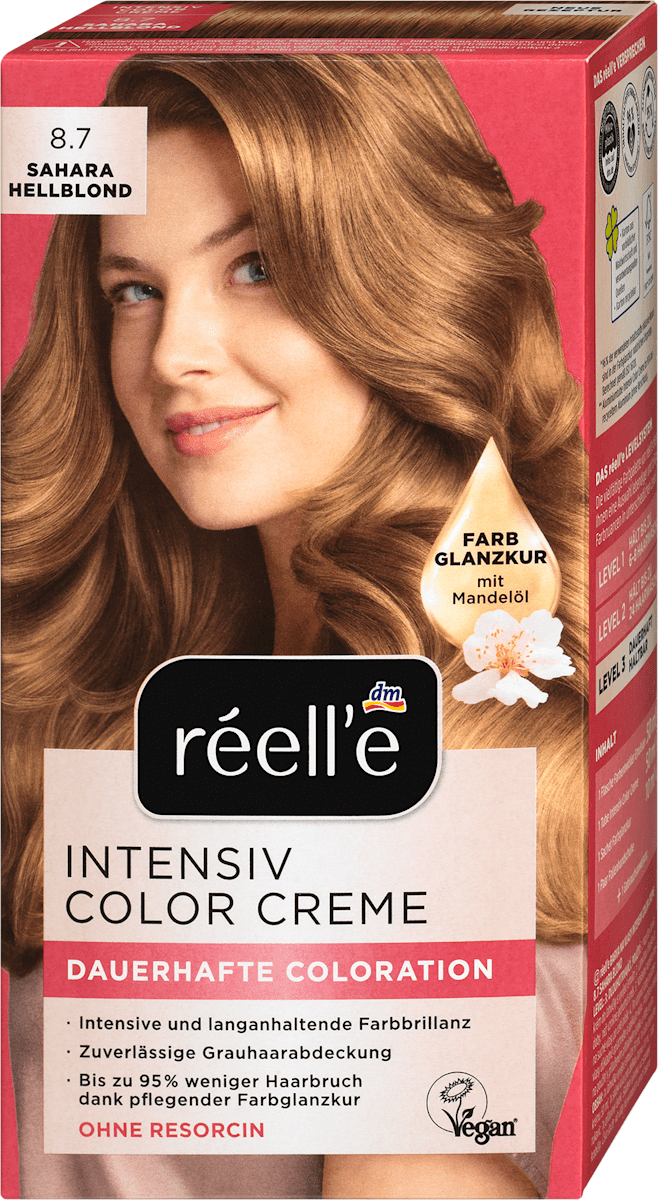réell‘e Haarfarbe 8.7 Sahara Hellblond, 110 ml dauerhaft günstig online ...