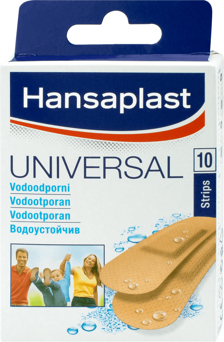 Hansaplast Water-resistant Universal flasteri, 10 kom. | dm.hr