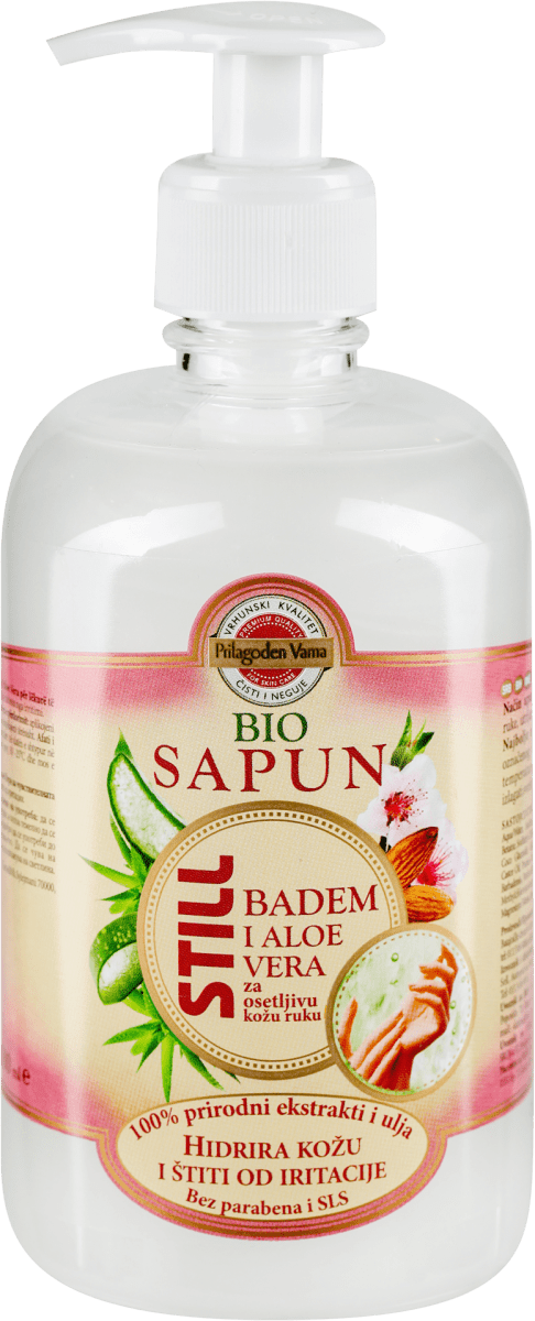 STILL BIO tečni sapun BADEM I ALOE VERA, 500 ml | dm.rs