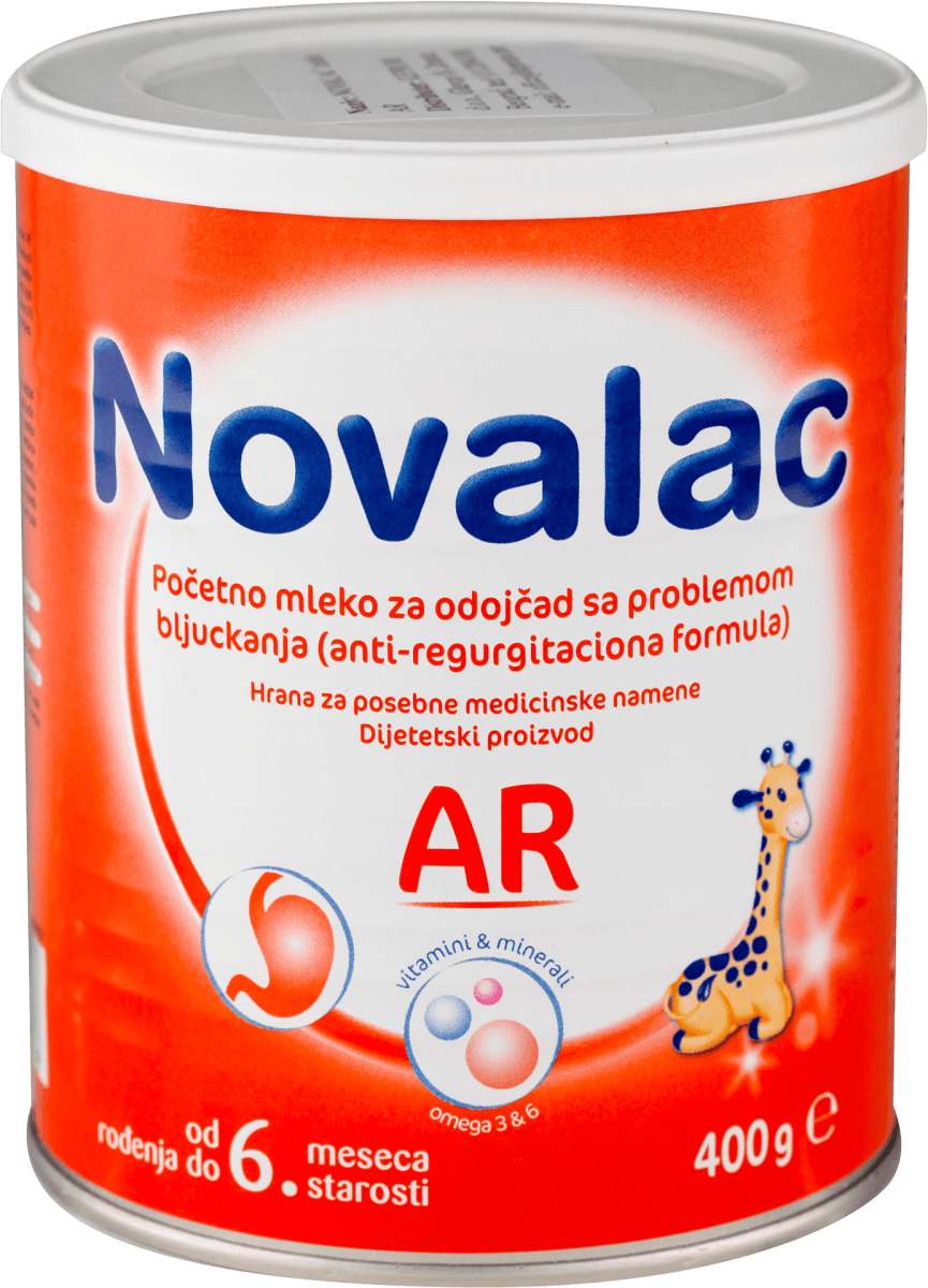Novalac AR Početno mleko za odojčad sa problemom bljuckanja (anti ...