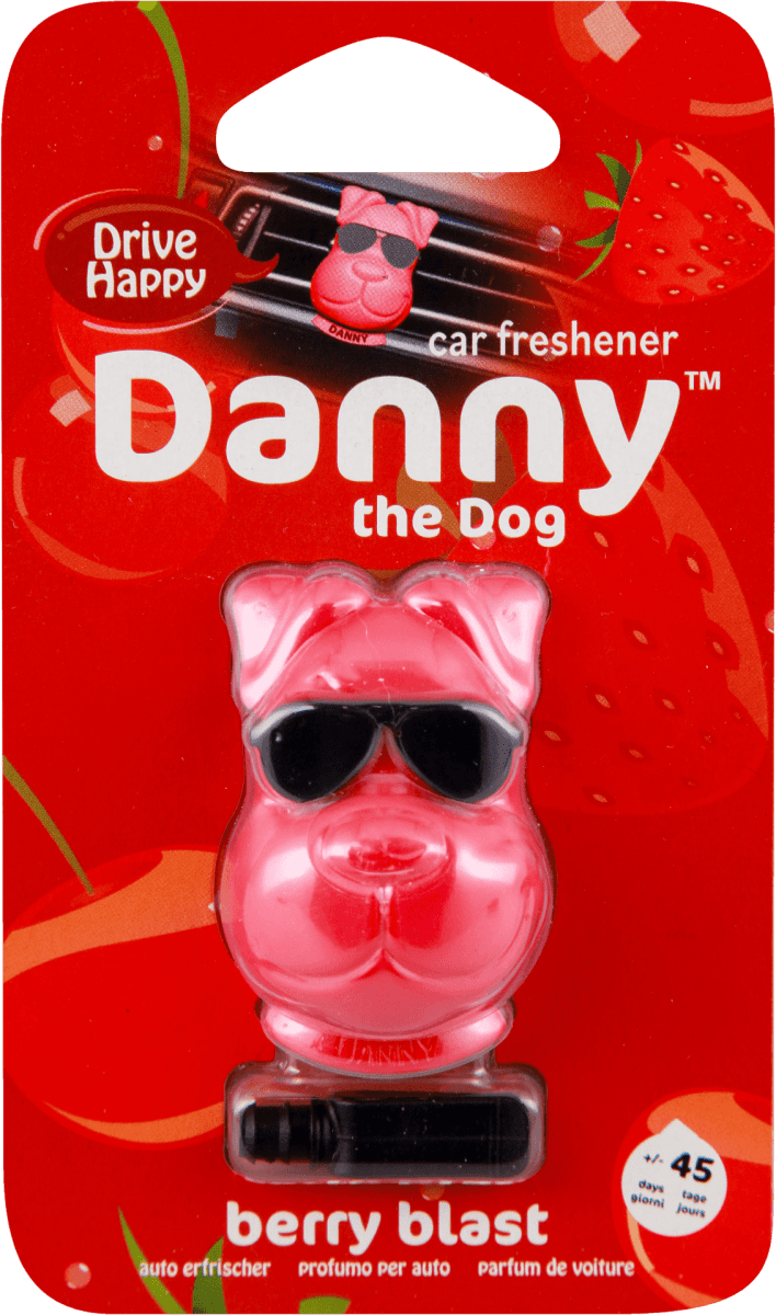 Danny the Dog Osveživač za auto - berry blast, 1 kom | dm.rs