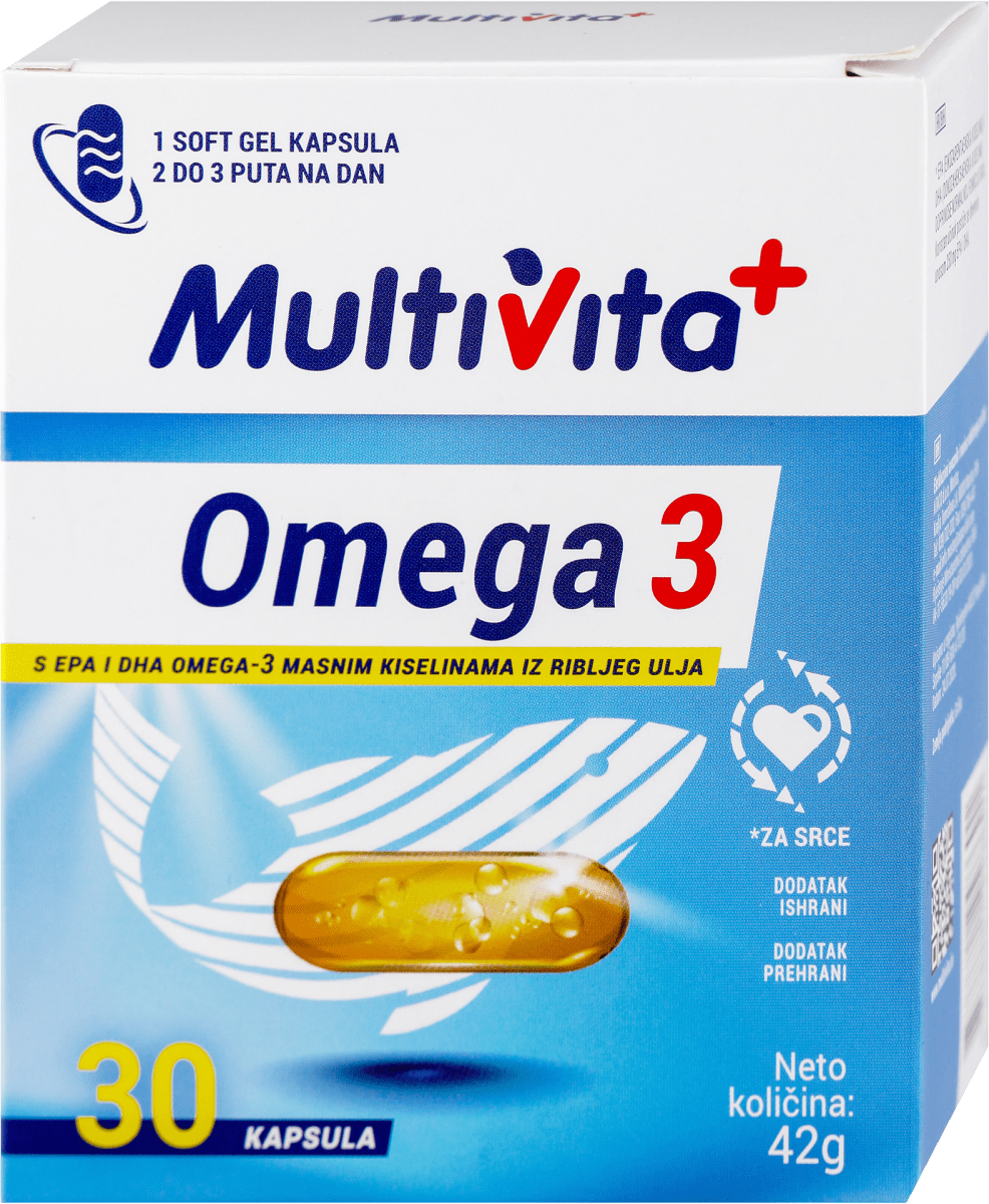 Multivita Omega 3 kapsule sa EPA i DHA Omega-3 masnim kiselinama iz ...