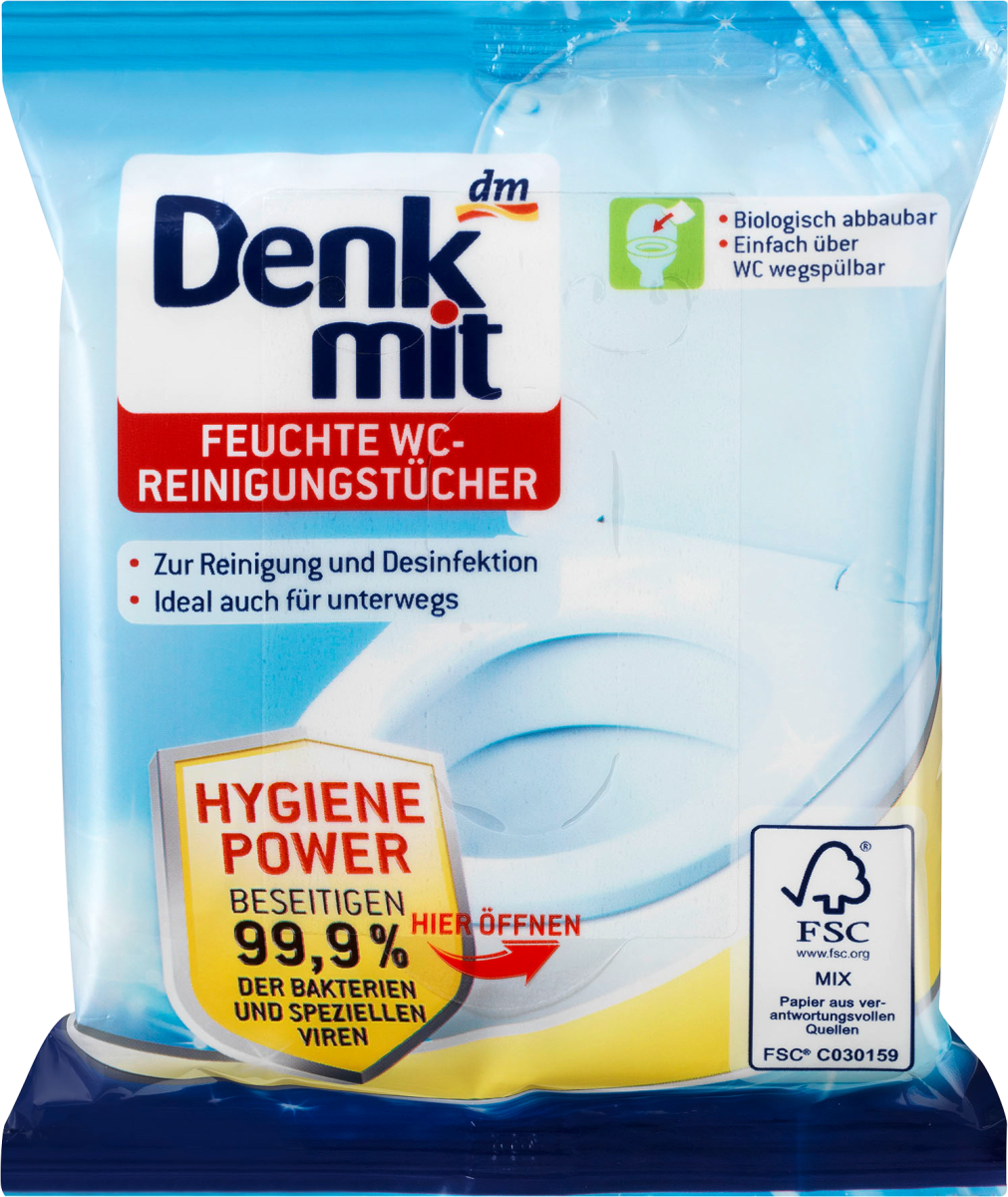 Denkmit Vlažne maramice za čišćenje WC školjke, 15 kom. trajno povoljna ...