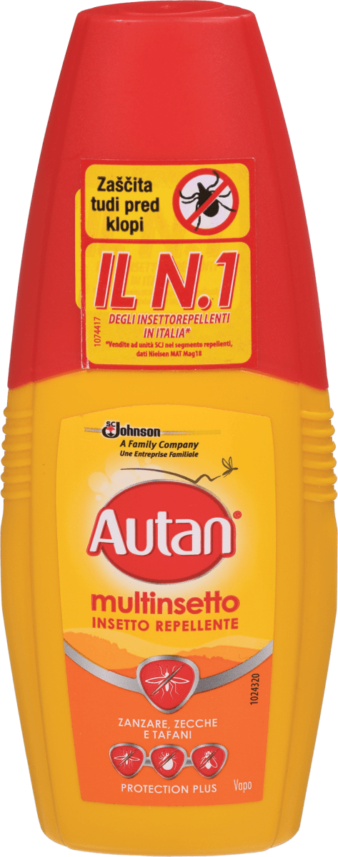 Autan Protection plus sprej protiv komaraca i krpelja, 100 ml | dm.rs