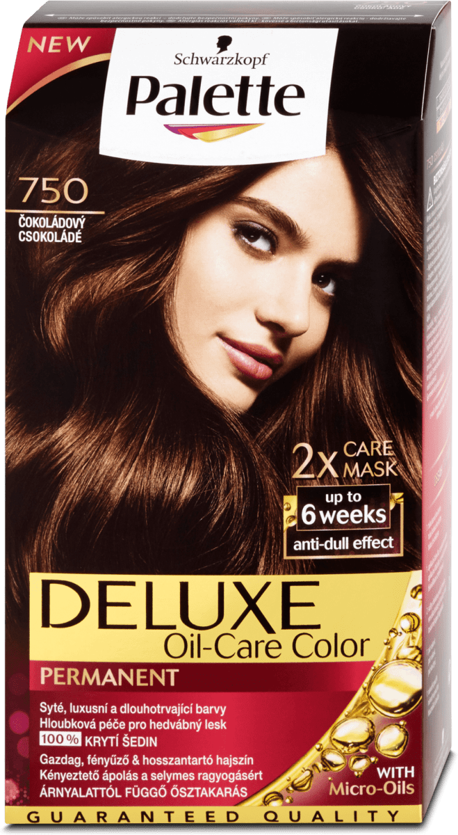 Palette Deluxe Vopsea permanentă 750/3-65 Șaten Ciocolatiu, 1 buc | dm.ro