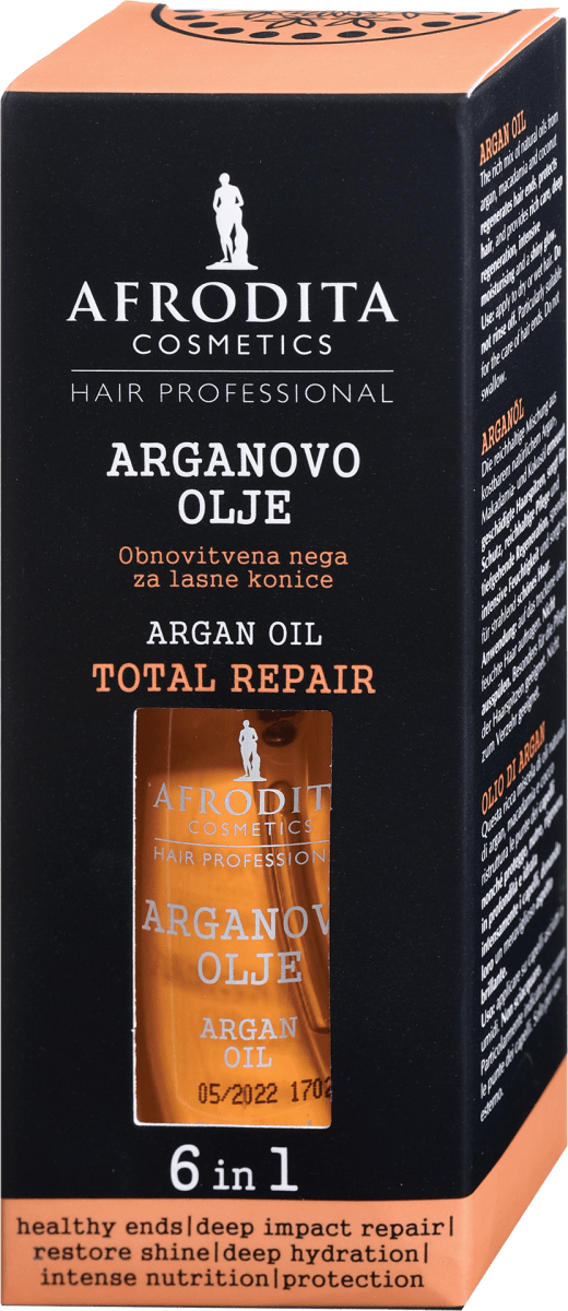 AFRODITA Total Repair 6u1 arganovo ulje za kosu, 50 ml | dm-drogeriemarkt.ba