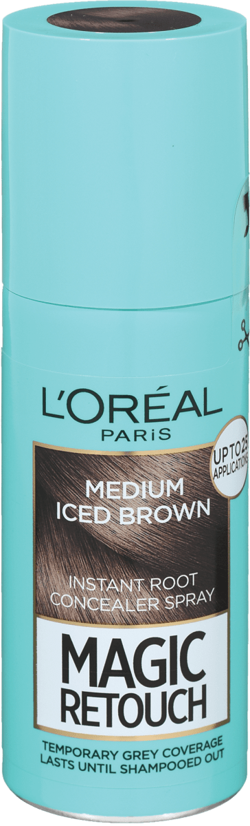 L'ORÉAL PARiS MAGIC RETOUCH Спрей за прикритие на бели коси, Cold Brown ...