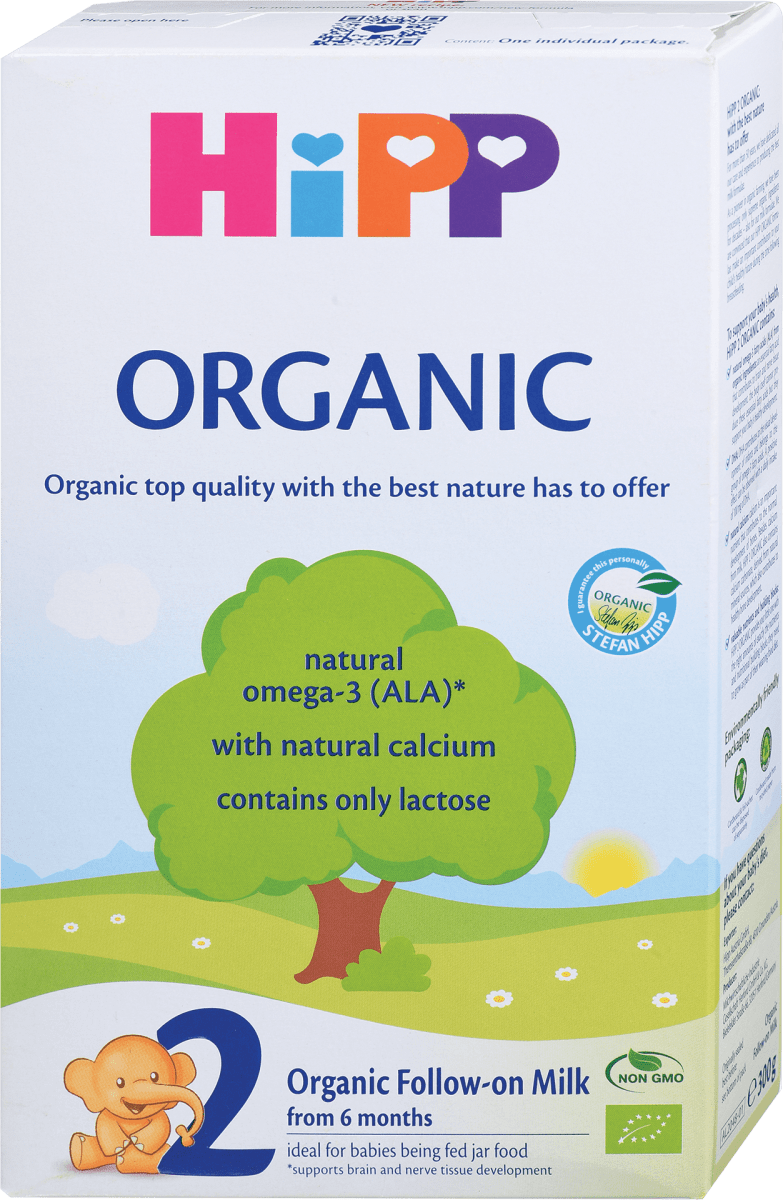 HIPP Organic 2 mliječna formula, 6+ mj., 300 g | dm-drogeriemarkt.ba