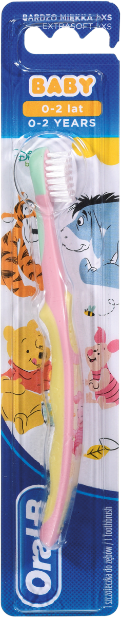 Oral-B Baby zobna ščetka 0-2 let, Extra Soft, 1 kos | dm.si