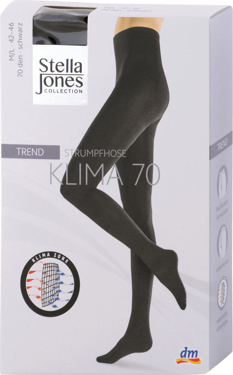 Stella Jones TREND hulahopke Klima 70 DEN, veličina M/L 36-40 - Crna, 1 ...
