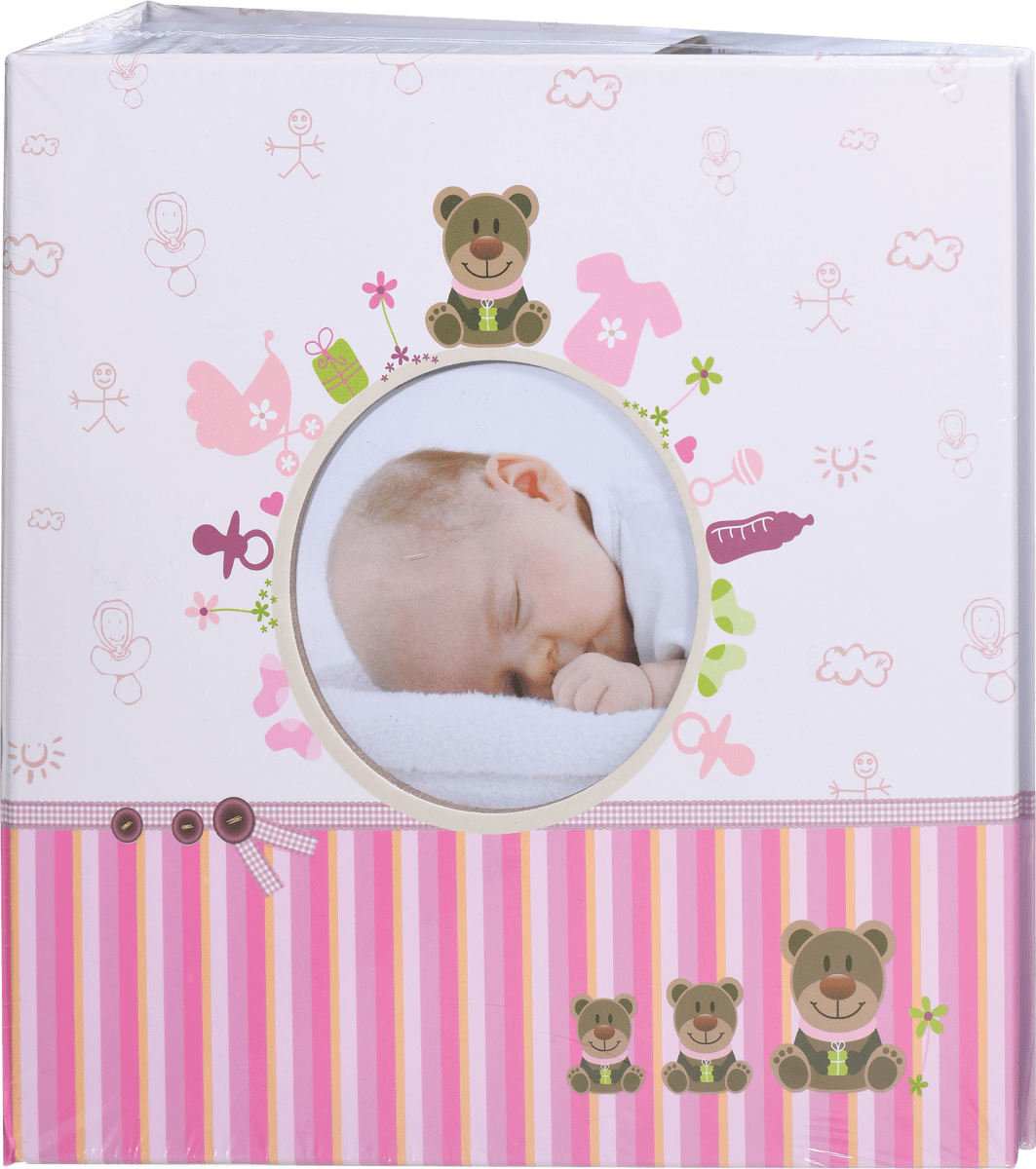 Euro Foto Album za fotografije Moni, za 200 fotografij, roza, 1 kos | dm.si