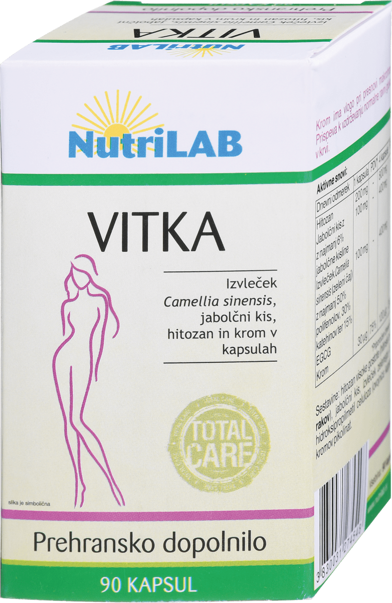 NutriLAB Prehransko dopolnilo Vitka, 90 kos | dm.si