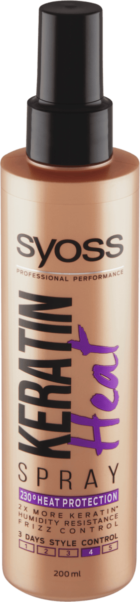 syoss Spray de păr Keratin pentru protecție termică, 200 ml | dm.ro