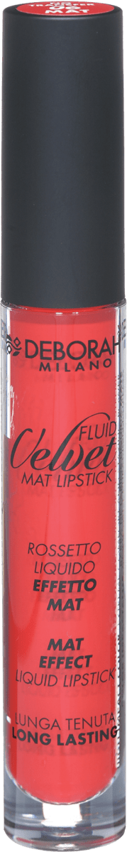 DEBORAH MILANO Tekoče rdečilo za ustnice Fluid Velvet Mat 06 Iconic Red ... DEBORAH MILANO Tekoče rdečilo za ustnice Fluid Velvet Mat 06 Iconic Red ...