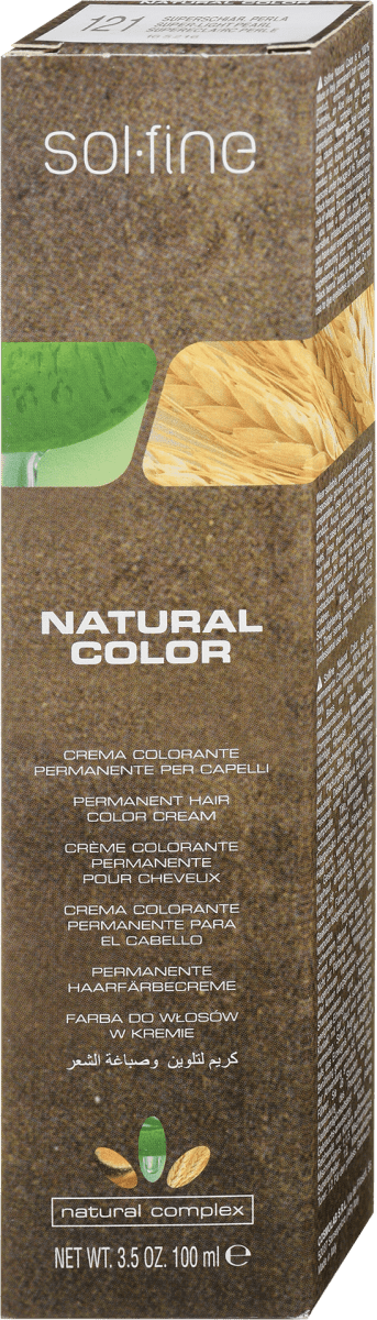 SOLFINE Barva za lase Natural Color 121 Specialna Blond Perla, 1 kos ...