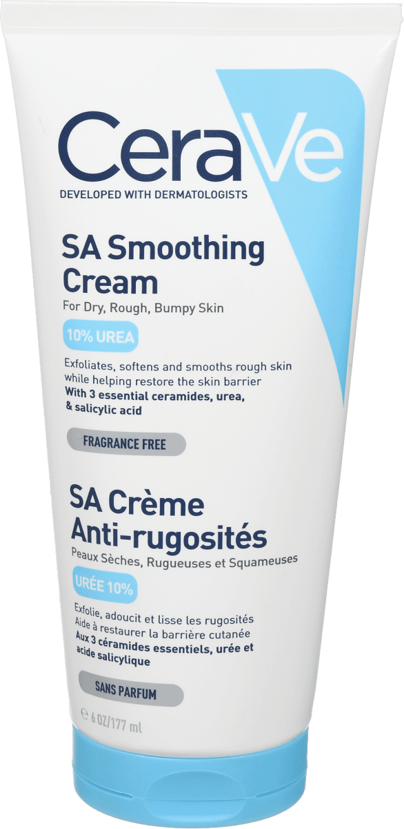 CeraVe Krema za glajenje suhe in grobe kože SA Smoothing Cream, 177 ml ...