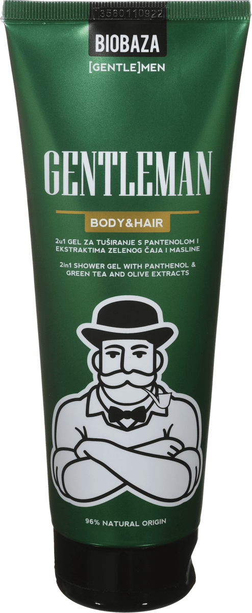 Biobaza Gentleman gel za tuširanje, 220 ml | dm.hr