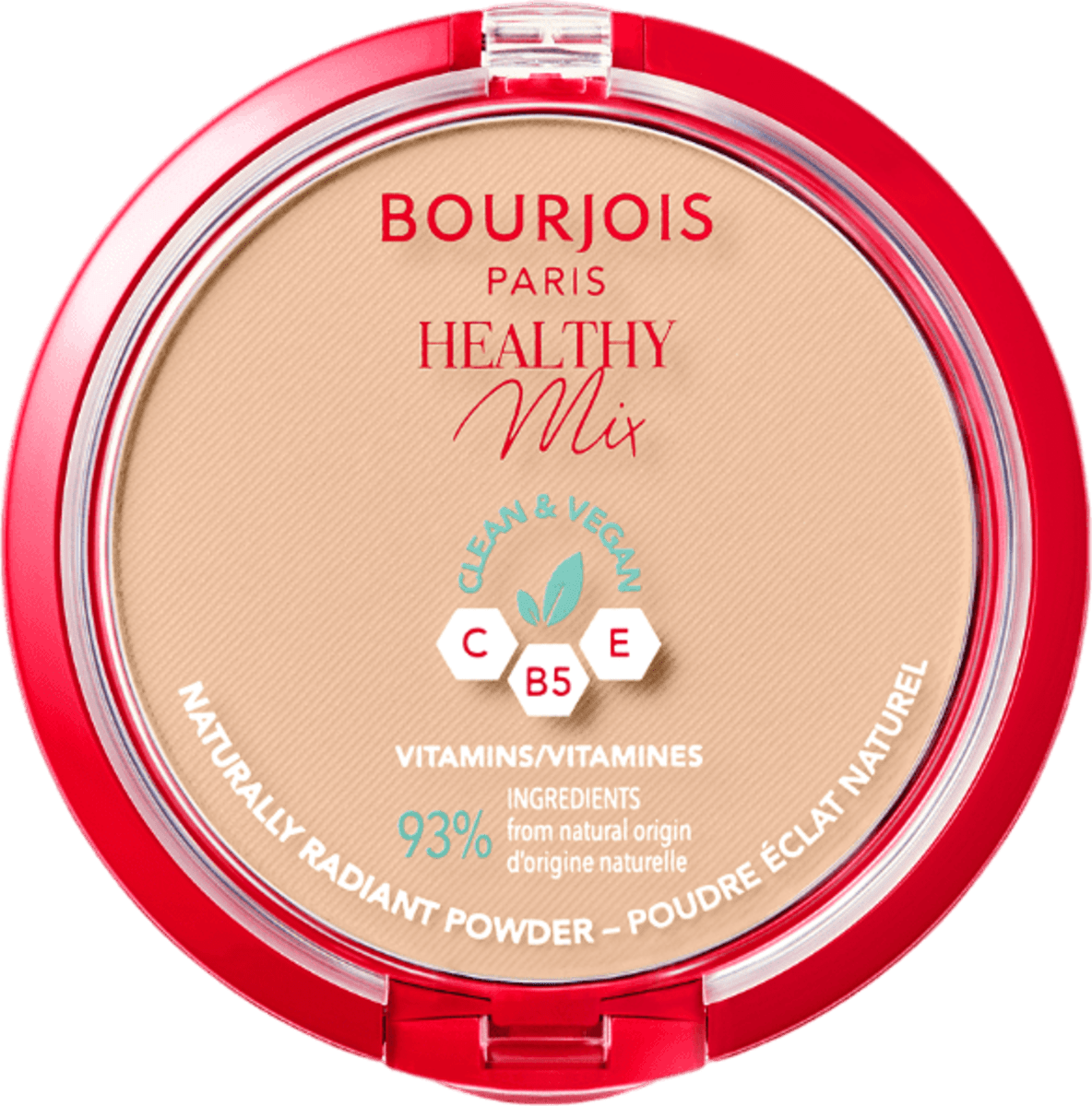 BOURJOIS PARIS Healthy Mix Clean&Vegan kompaktni puder – 04 Golden ...