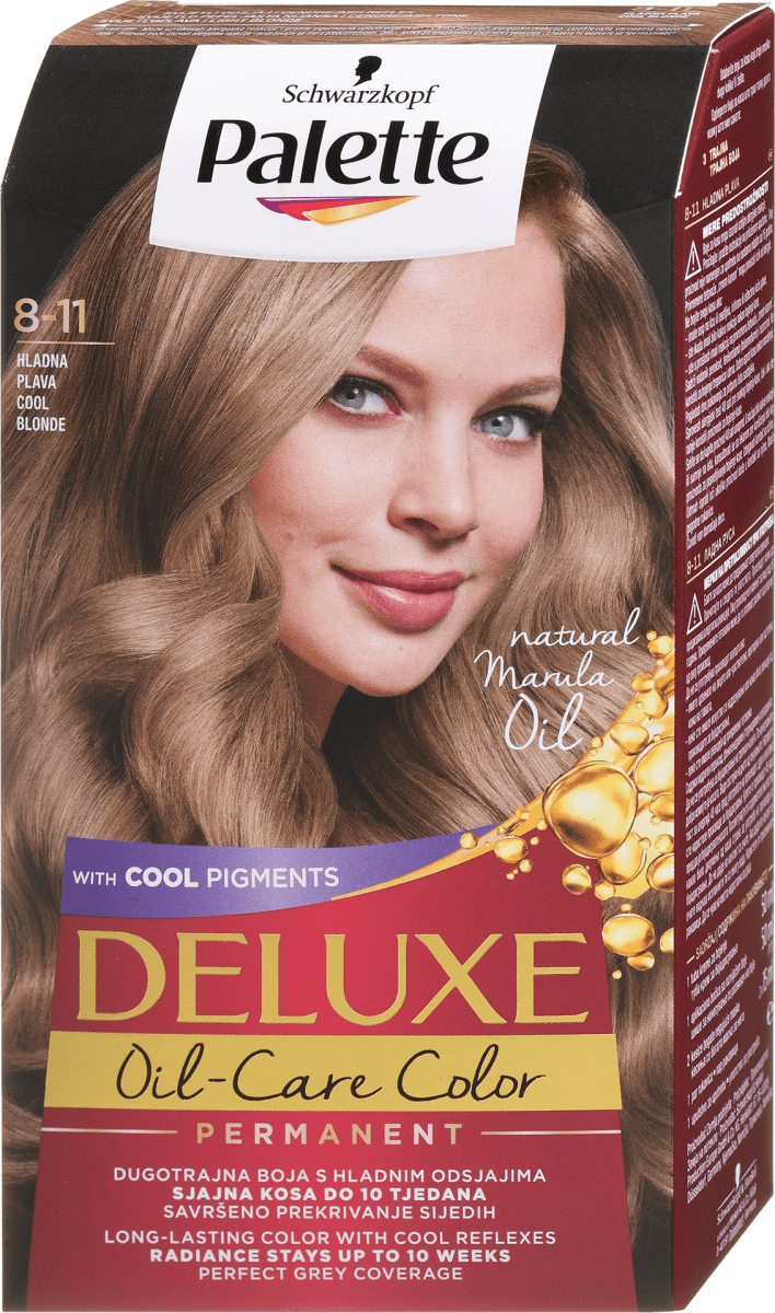 Palette Deluxe Barva za lase 8-11 Hladno Blond, 1 kos | dm.si