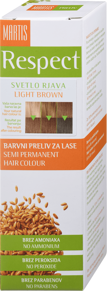 MARTIS Respect Preljev za kosu u boji Light Brown, 30 ml | dm.hr