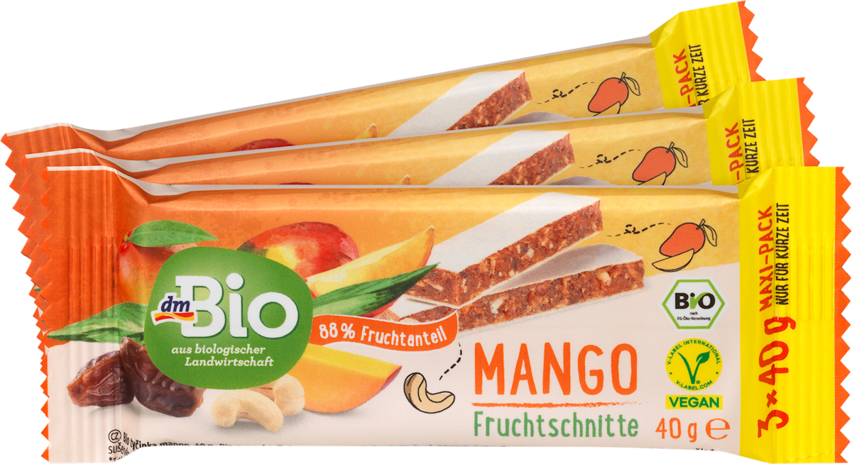 dmBio Batonik Mango XXL, 120 g kupuj w zawsze korzystnych cenach | dm.pl