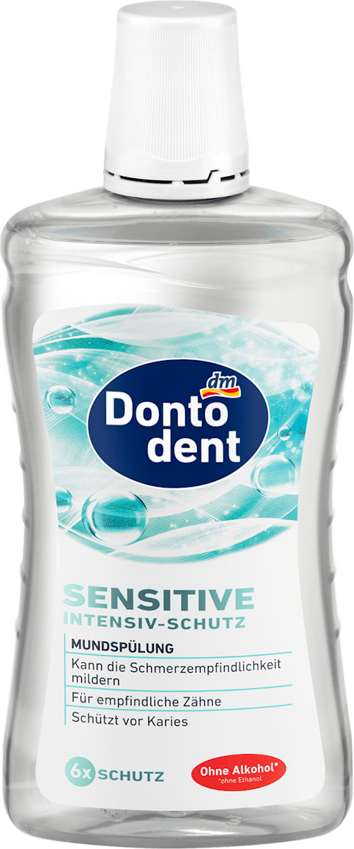 Dontodent Mundspülung sensitive intensiv Schutz, 500 ml dauerhaft ...
