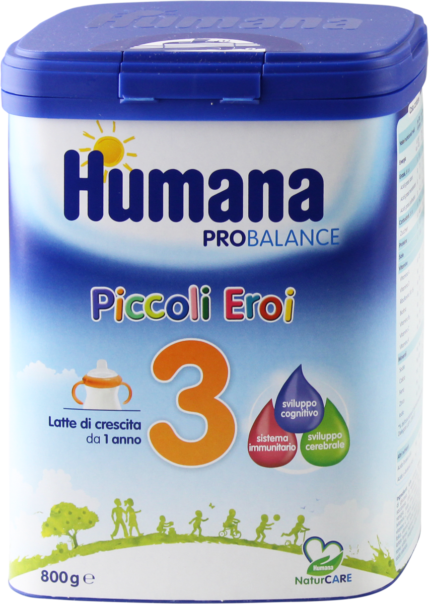 Humana Probalance Piccoli eroi 3 latte di crescita in polvere, 800 g ...