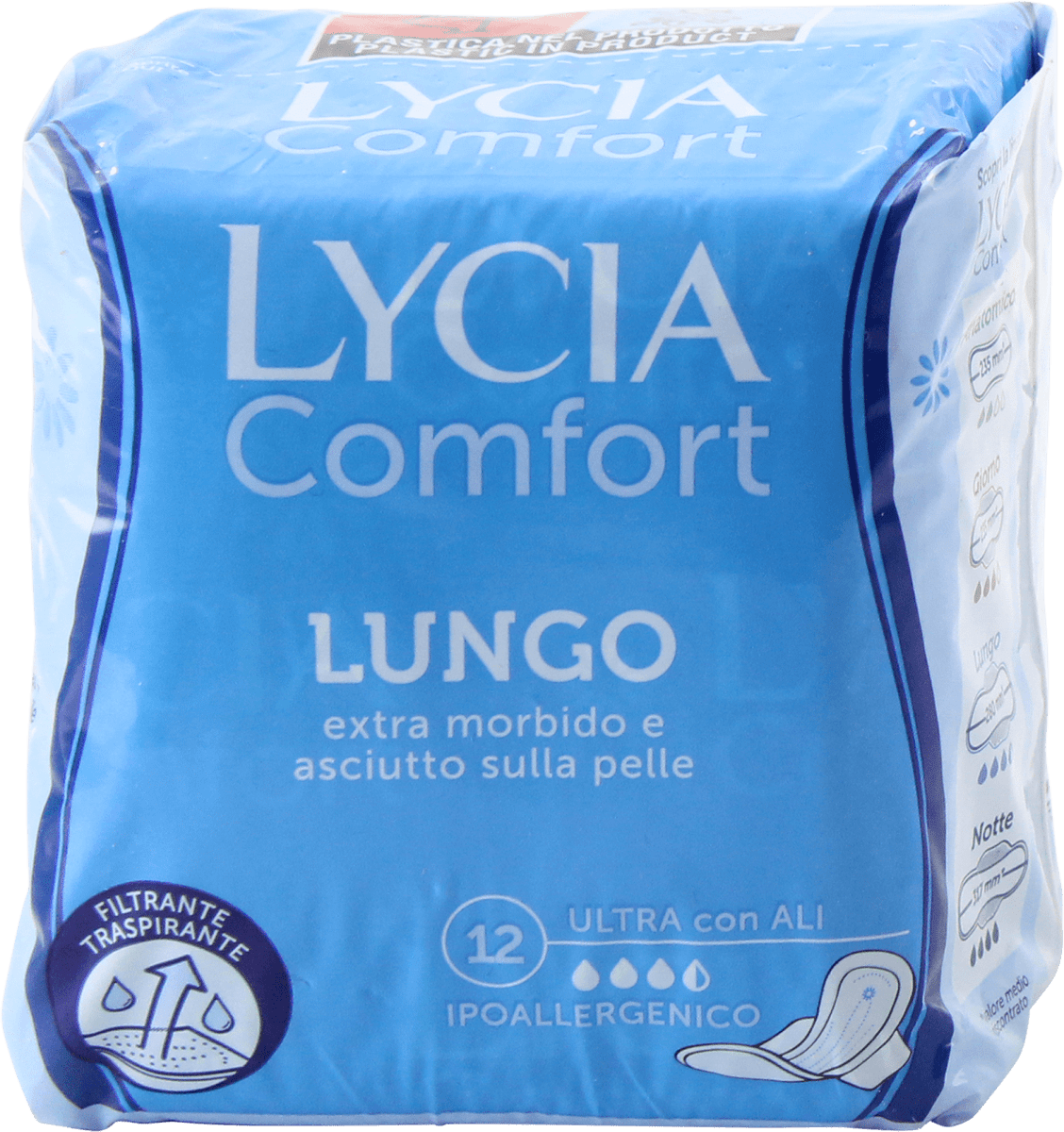 LYCIA Assorbenti Comfort lunghi ultra con ali, 12 pz Acquista online a ...