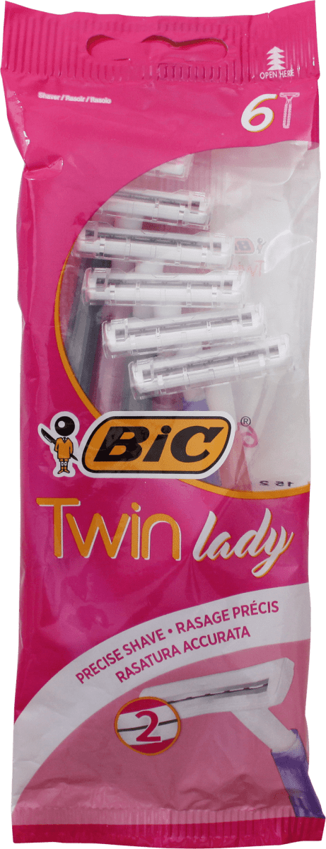 BIC Rasoio a 2 lame Twin lady, 6 pz Acquista online a prezzi ...