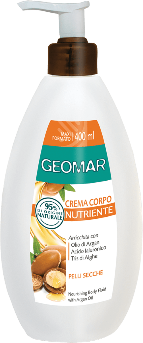 GEOMAR Crema corpo nutriente con olio di argan, 400 ml | dm Italia