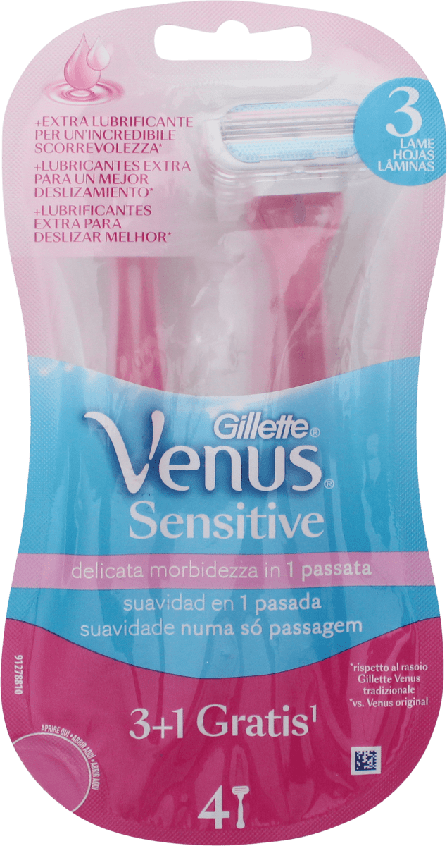 Gillette Venus Venus Sensitive rasoio da donna usa e getta, 4 pz | dm ...