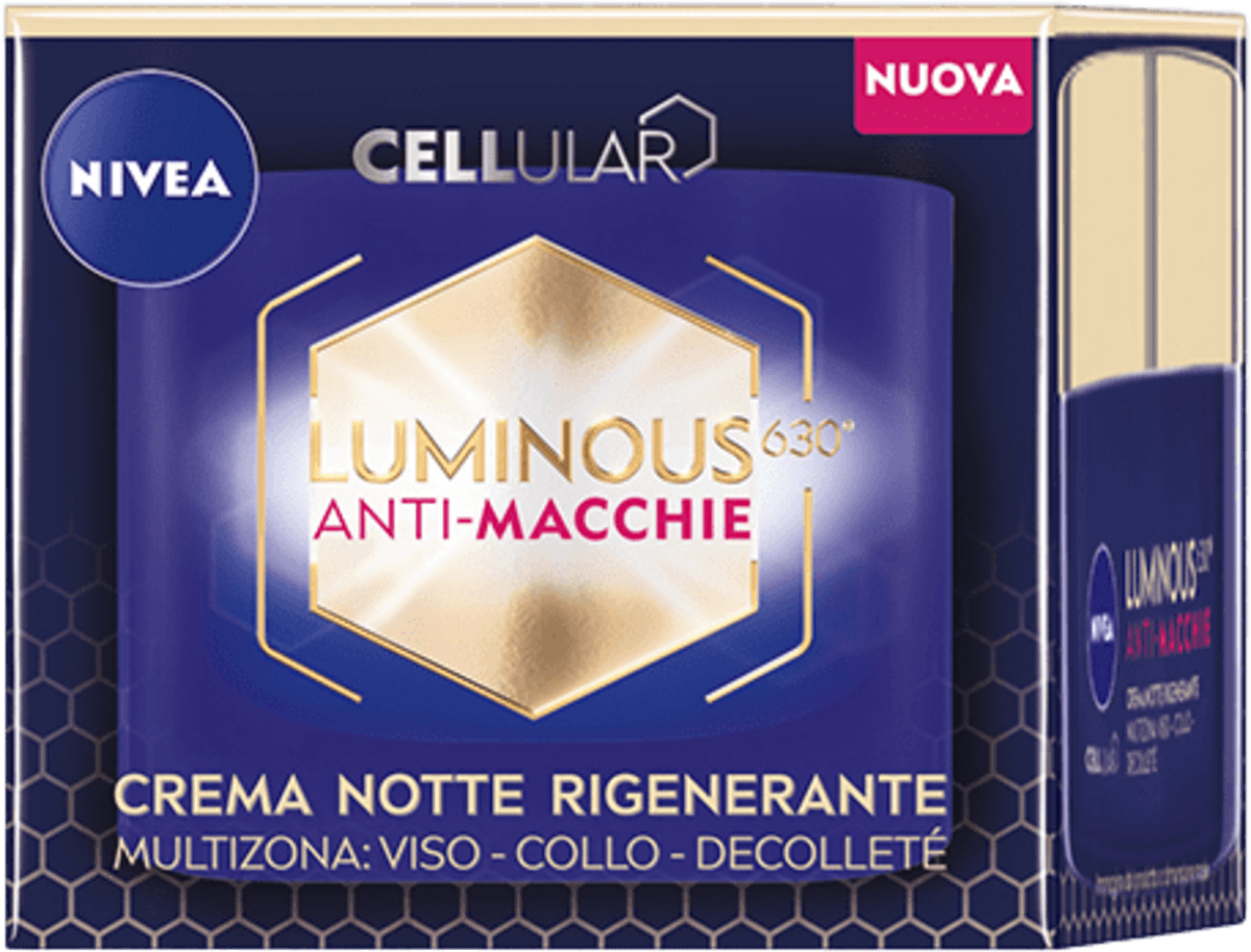 NIVEA Crema notte rigenerante multizona Cellular Luminous 630 anti-macchie, 50 ml Acquista ...