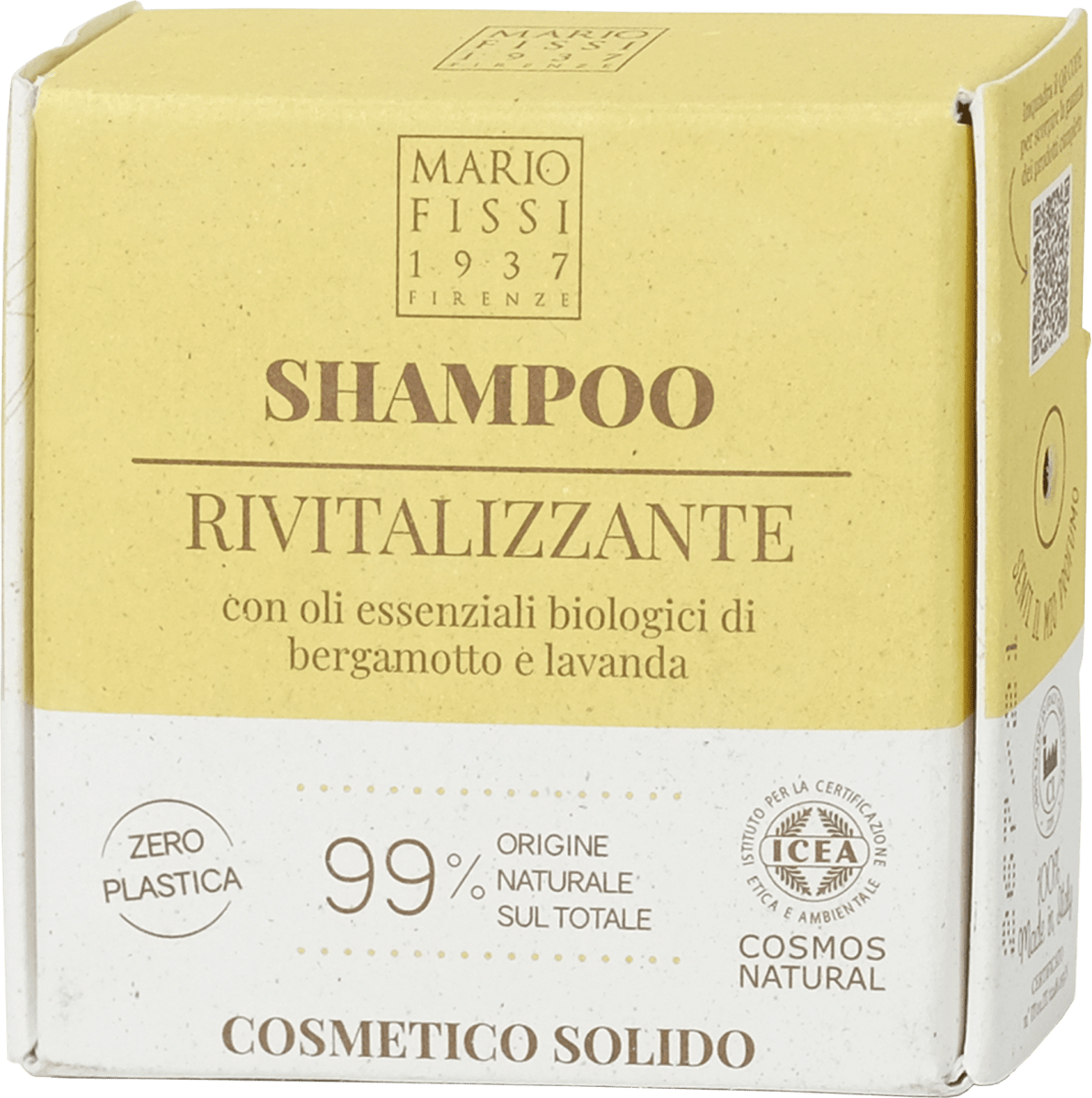 MARIO FISSI 1937 FIRENZE Shampoo Solido Rivitalizzante, 50 g | dm Italia