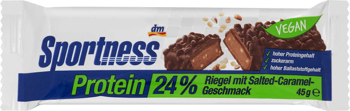 Sportness proteinová tyčinka s příchutí slaného karamelu, 45 g Nakoupit ...