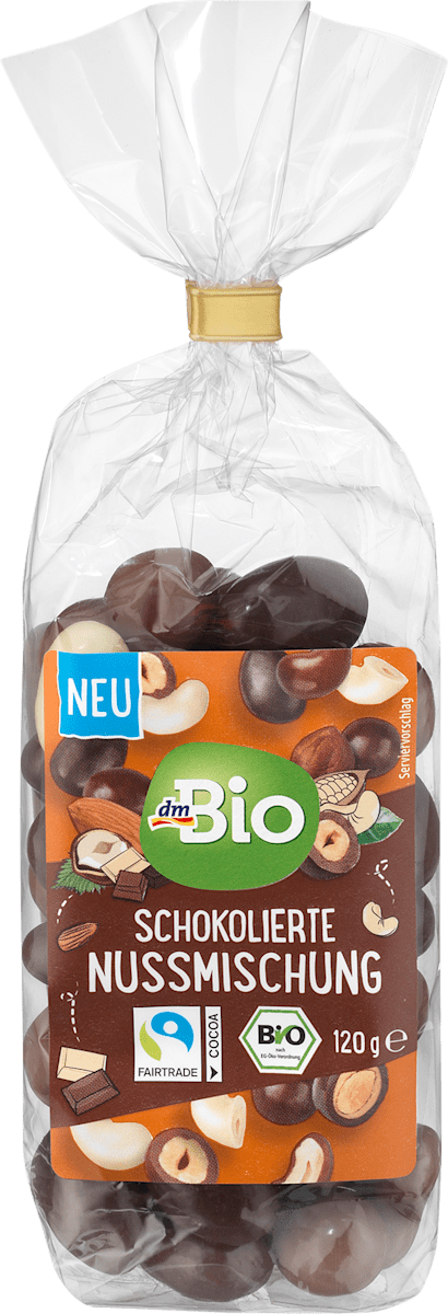 dmBio Mix orechov v čokoláde, 120 g trvalo výhodne nakupovať online ...