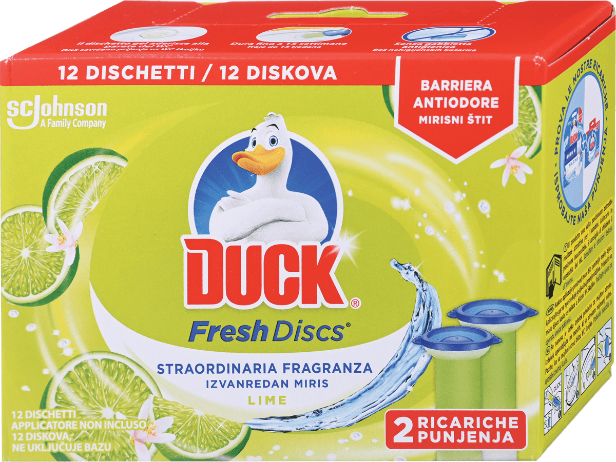 DUCK Fresh Discs gel za čišćenje i osvježavanje WC školjke 2 x 36 ml ...