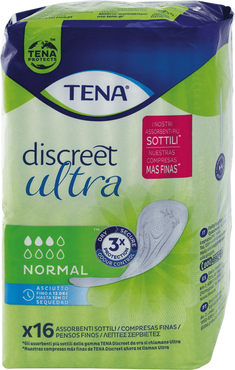 TENA Assorbenti discreet ultra normal per incontinenza, 16 pz Acquista ...