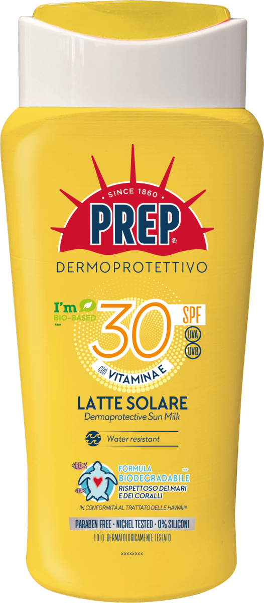 PREP Latte solare dermoprotettivo SPF30, 200 ml | dm Italia