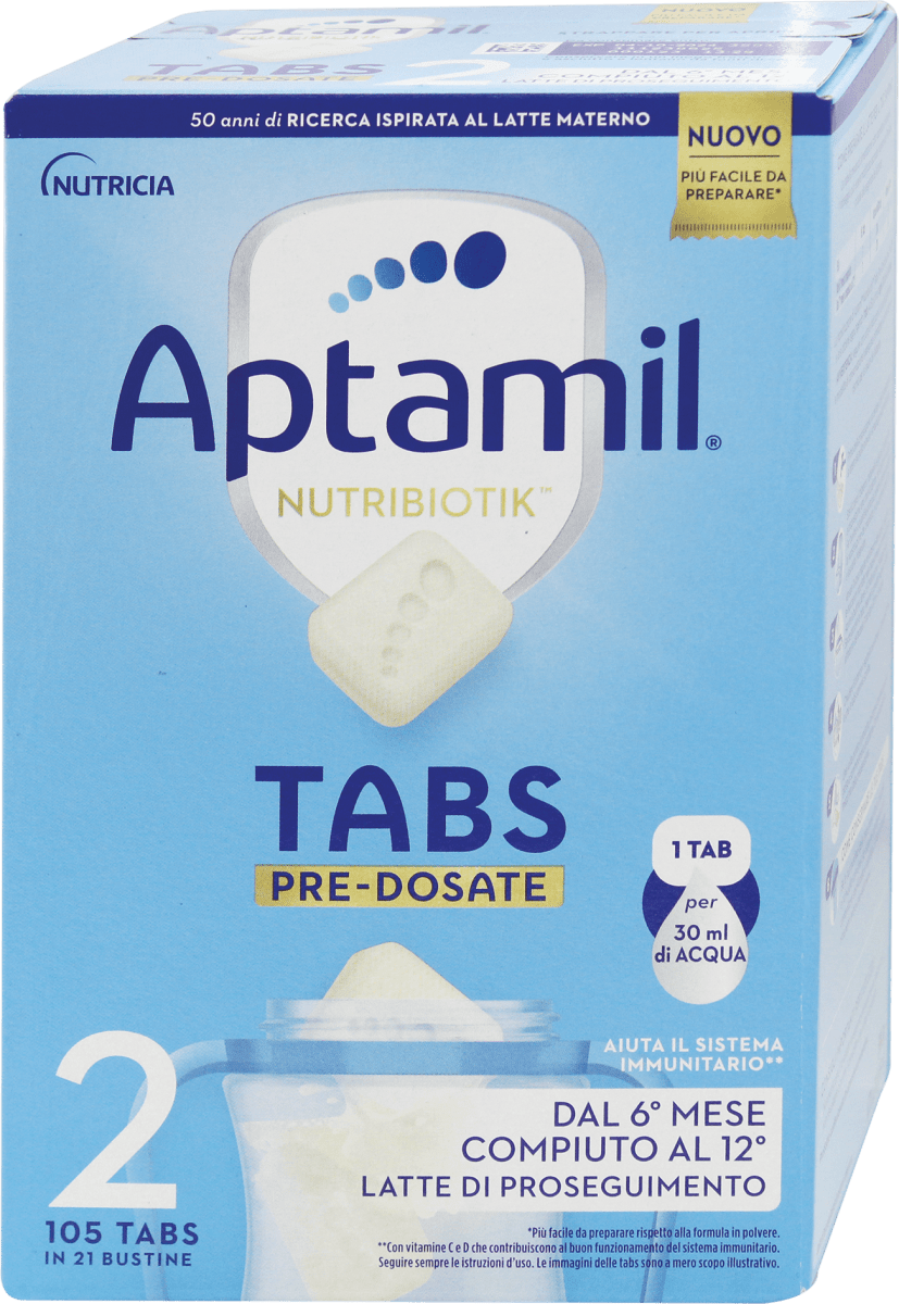 Aptamil Latte di proseguimento 2 in tabs pre-dosate, 504 g Acquisti ...