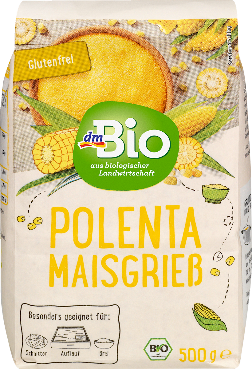 dmBio Polenta di semola di mais, 500 g Acquista online a prezzi ...