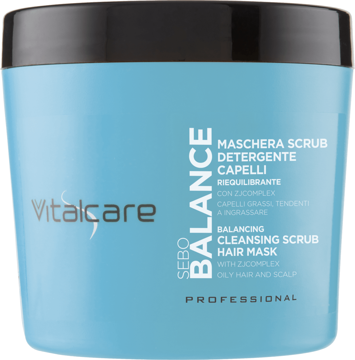 vitalcare Maschera Scrub Detergente Capelli Sebo Balance, 400 ml ...