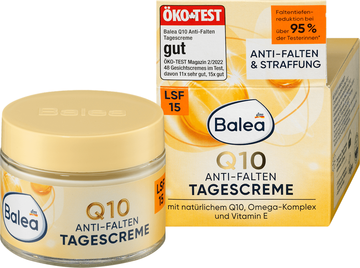 Balea Q10 dnevna krema za lice, SPF 15, 50 ml trajno povoljna online kupovina | dm-drogeriemarkt.ba