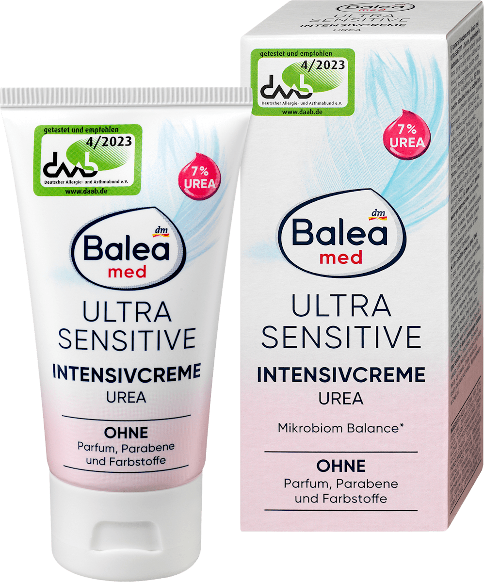 Balea MED Cremă ultra senzitivă cu urea, 50 ml cumpără întotdeauna ...