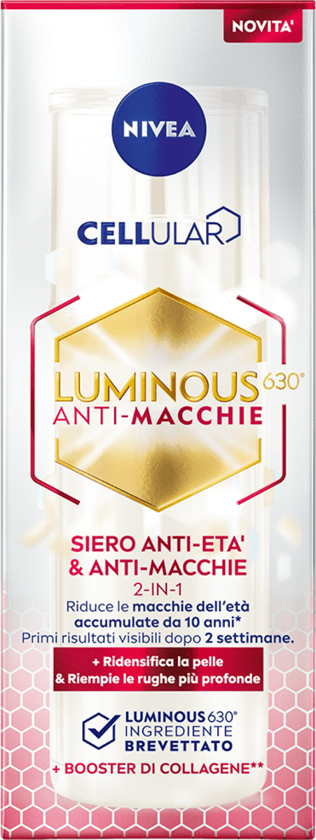 NIVEA Siero viso anti-età e anti-macchie Luminous 630°, 30 ml Acquista online a prezzi ...