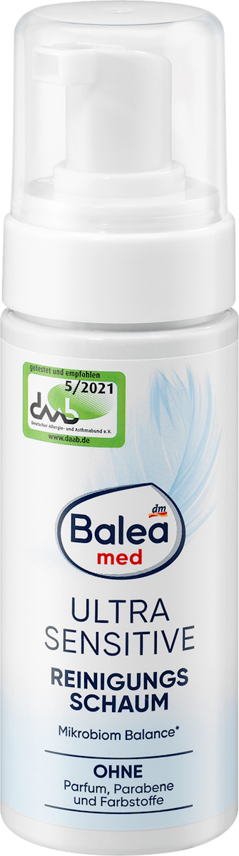 Balea med Ultra szenzitív arctisztító hab, 150 ml Vásároljon tartósan ...