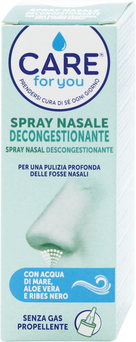 Care for you Spray nasale decongestionante, 20 ml | dm Italia