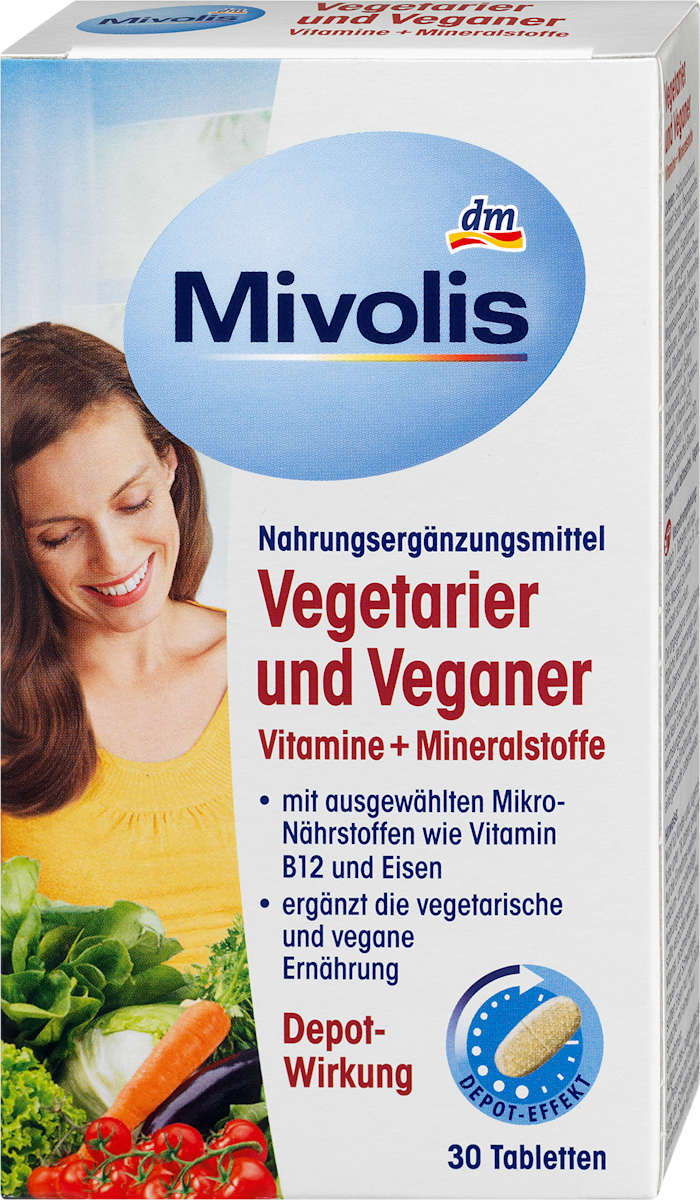 Mivolis Prehransko dopolnilo z vitamini in minerali v obliki tablet, 46 ...