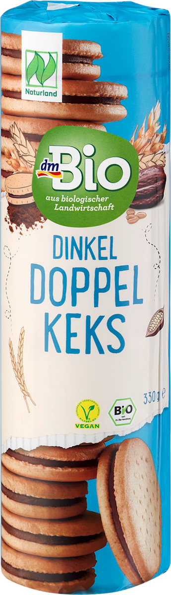 dmBio Kekse, Dinkel Doppelkeks Kakao, Naturland, 330 g dauerhaft ...